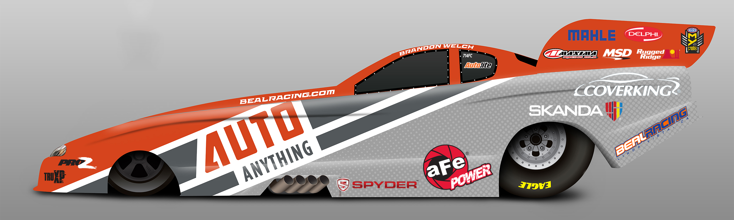 Beal Racing – NHRA Top Fuel Dragster – Beal Racing Signs Primary ...